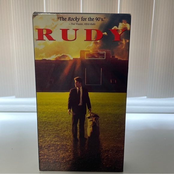 Columbia | Media | Rudy Vhs 994 Closed Captioned Fast Shipping Vintage ...